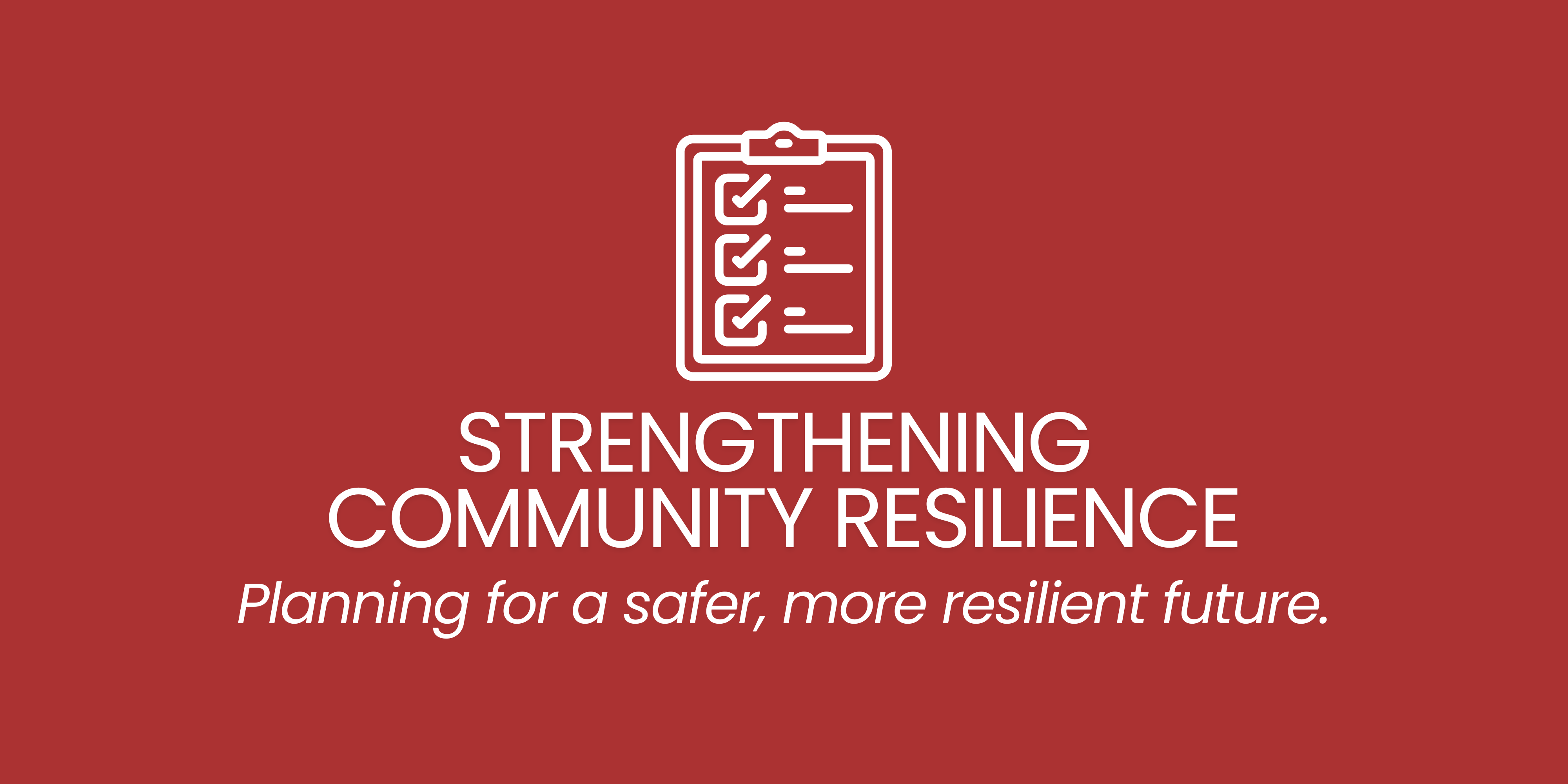 Strengthening community resilience. | The Suquamish Tribe